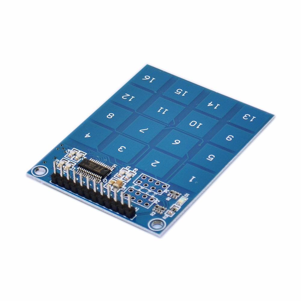 4x4 Keyboard 16 channel TTP229 Digital Touch Sensor Capacitive Touch ...