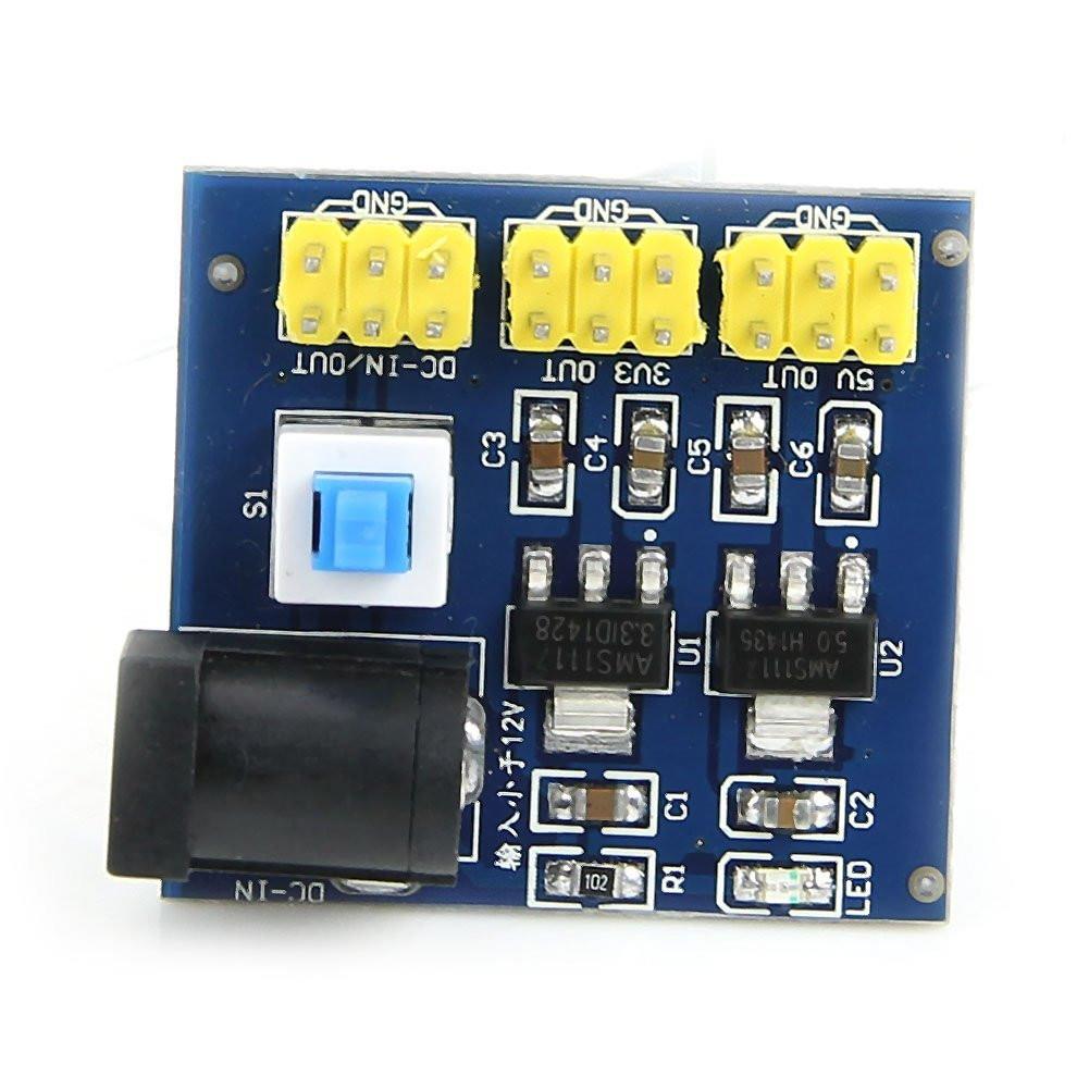 DC-DC 3.3V 5V 12V Power Module 3.3V 5V 12V Multi Output Voltage ...