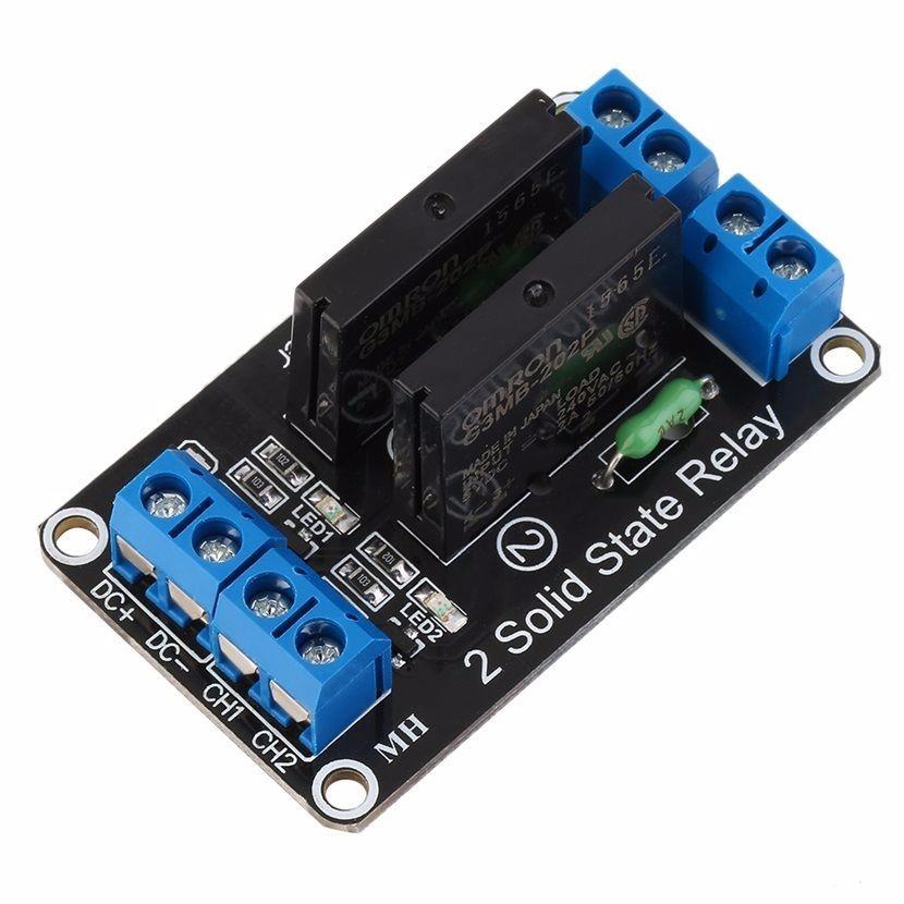 2 Channel 5V Solid State Relay Module Board