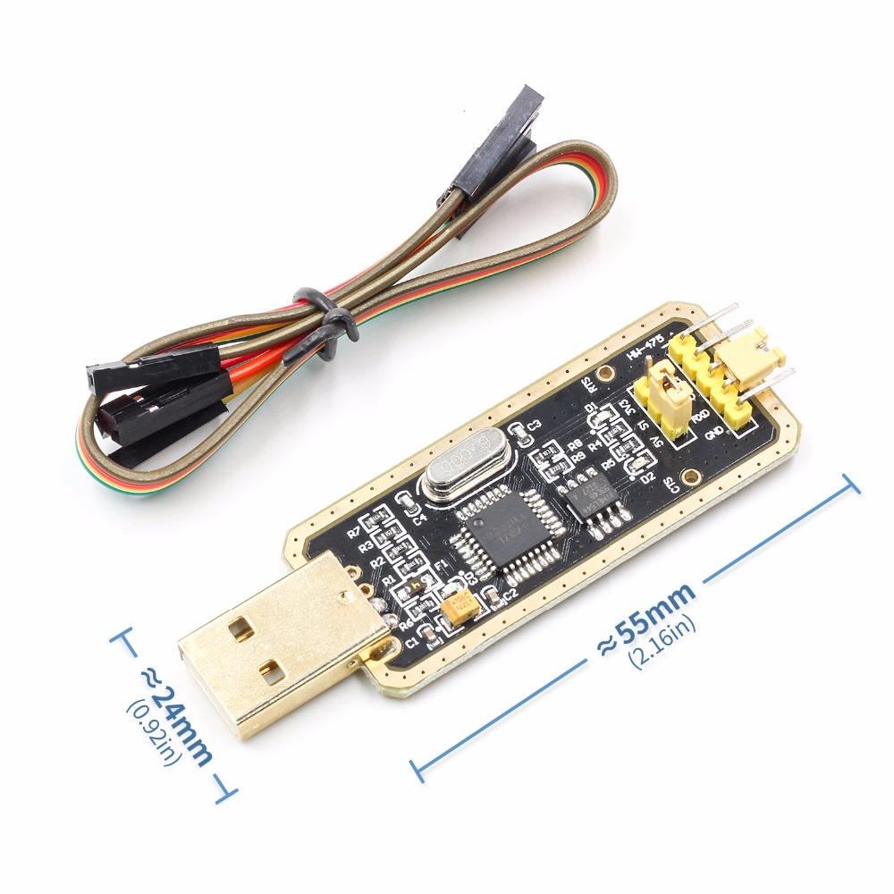 USB 2.0 to TTL Level Download Cable to Serial Board Adapter Module 5V 3 ...