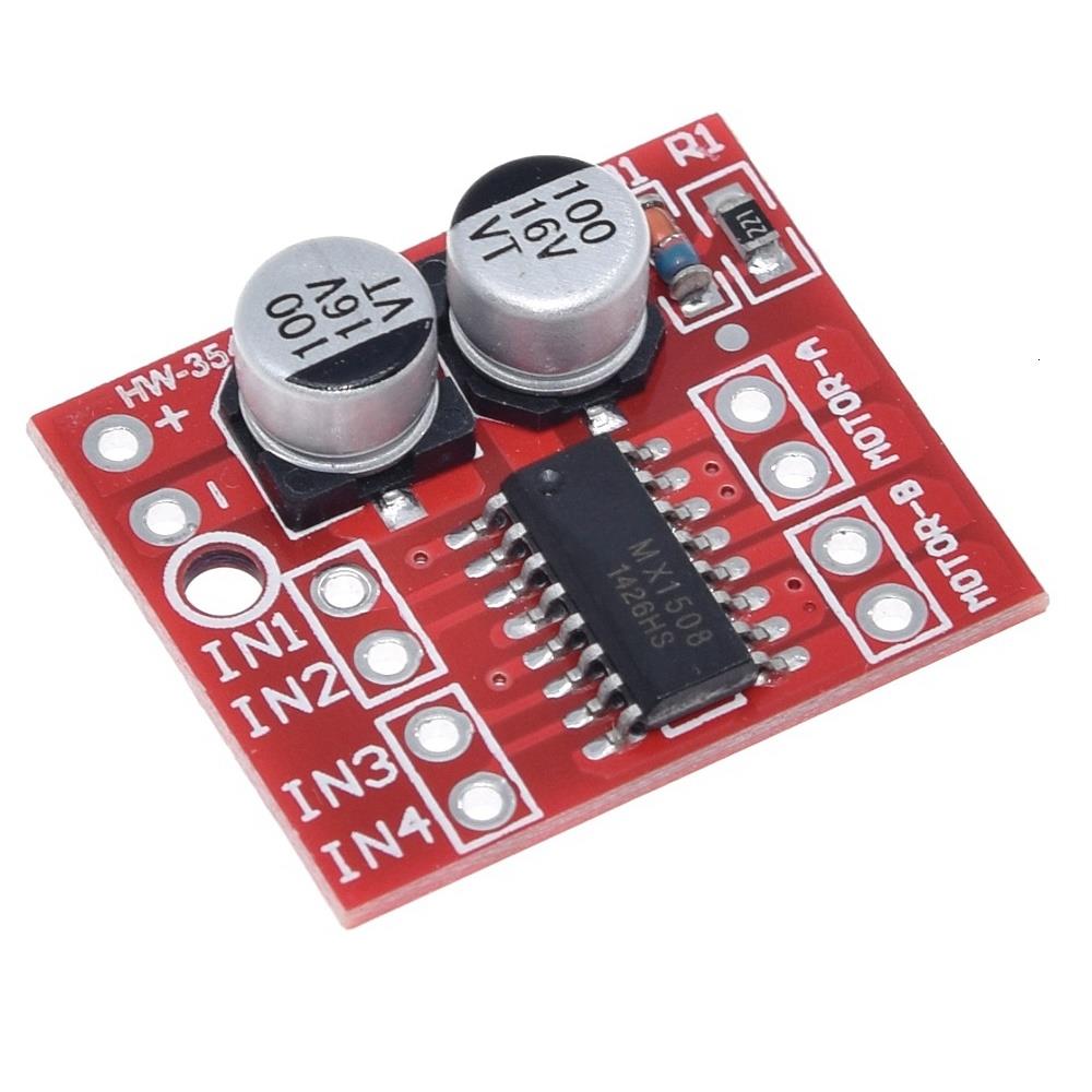 MX1508 DC Motor Driver Module DC 2V-10V 1.5A 2-Way PWM Speed Dual H-Bridge Stepper Motor Driver ...