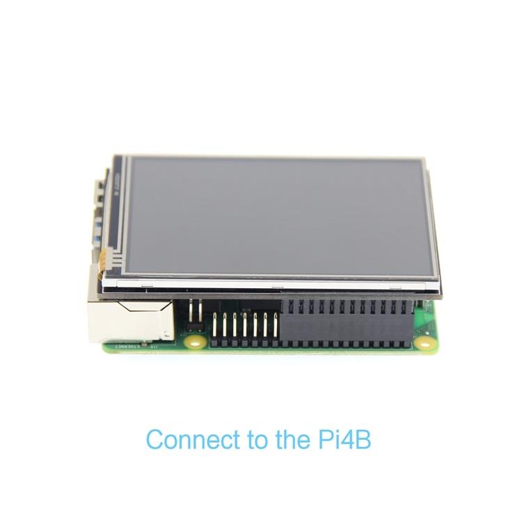 3.5 inch GPIO display with Touch Panel Support 125MHz SPI Input for ...