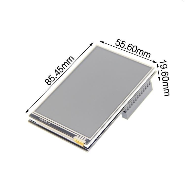 3.5 inch GPIO display with Touch Panel Support 125MHz SPI Input for ...