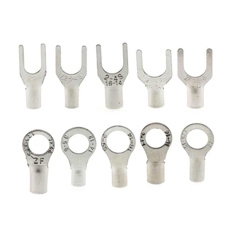 320PCS Cold Pressed OT/UT Fork Round Wire Connector Electrical Crimp ...